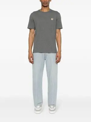 Maison Kitsuné Bold Fox Head Cotton T-shirt - Grey