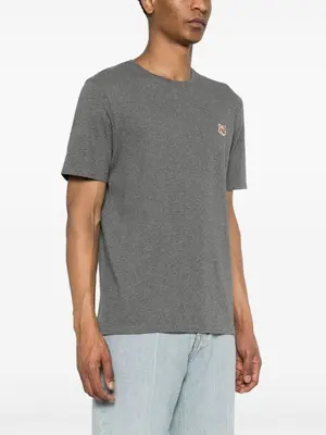 Maison Kitsuné Bold Fox Head Cotton T-shirt - Grey
