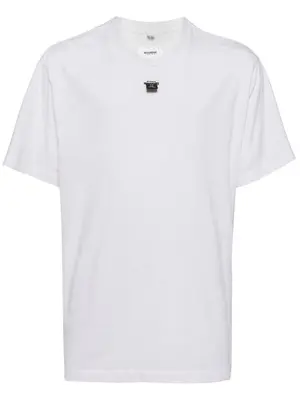 DOUBLET Sd Card-appliqué Cotton T-shirt - White