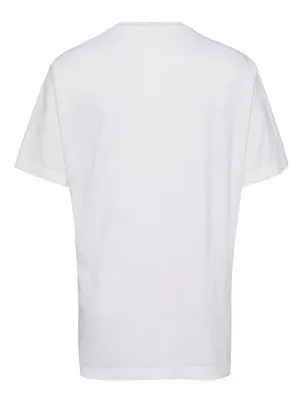 DOUBLET Sd Card-appliqué Cotton T-shirt - White