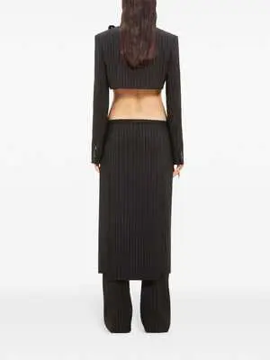COURREGES Heritage Pinstripe Long Skirt