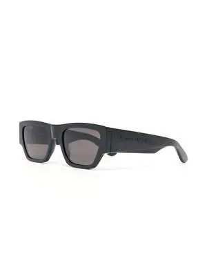 Alexander McQueen Engraved-logo Arm Sunglasses