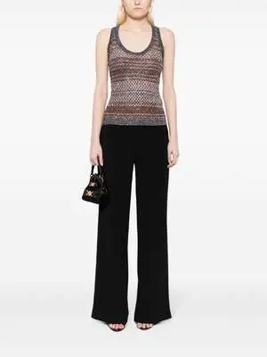 Missoni Crochet-knit Sequinned Tank Top