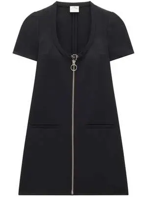 COURREGES Buckle-detail Twill Dress