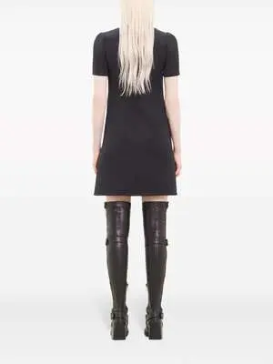 COURREGES Buckle-detail Twill Dress
