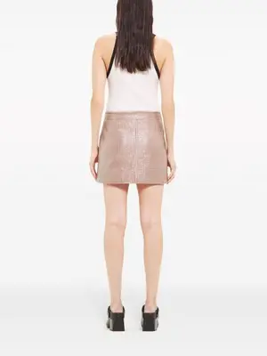 COURREGES Re-edition Checked Miniskirt