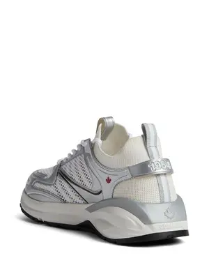 Dsquared2 Panel-detailed Mesh Sneakers - White