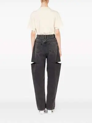 MAISON MARGIELA Cut-out Jeans - Black