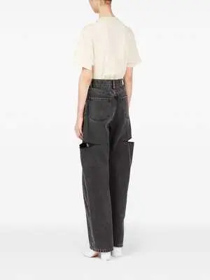 MAISON MARGIELA Cut-out Jeans - Black