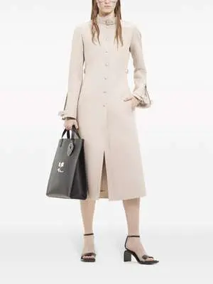 COURREGES Buckle Twill Long Coat