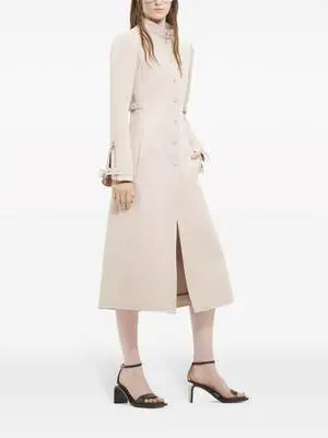 COURREGES Buckle Twill Long Coat