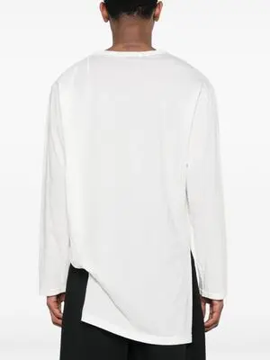 Yohji Yamamoto Asymmetric Cotton T-shirt