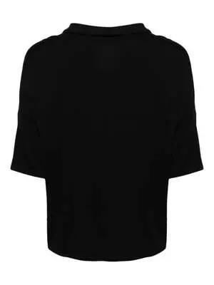 Majestic Filatures Split-neck Jersey Polo Top - Blue