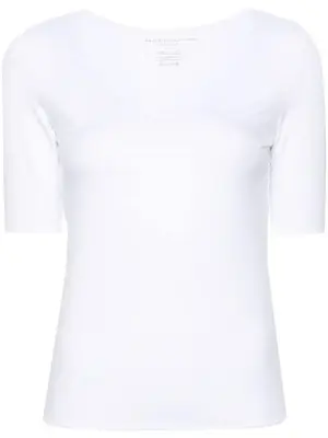 Majestic Filatures V-neck T-shirt - White