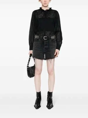 MARANT ETOILE Terzali Floral-embroidered Blouse