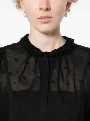 MARANT ETOILE Terzali Floral-embroidered Blouse