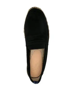 CastaÑer Nacho Suede Espadrilles - Black
