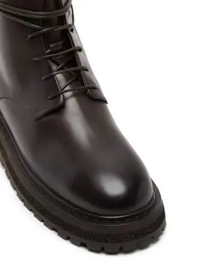 Marsèll Carro Leather Combat Boots - Brown