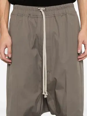 Rick Owens Pods Drop-crotch Shorts - Grey
