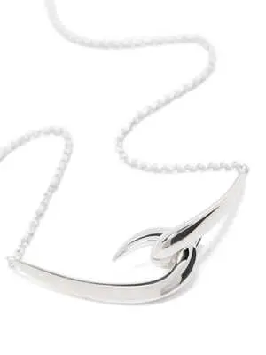 SHAUN LEANE Hook Pendant Necklace - Silver