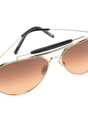 TOM FORD Tinted Pilot-frame Sunglasses