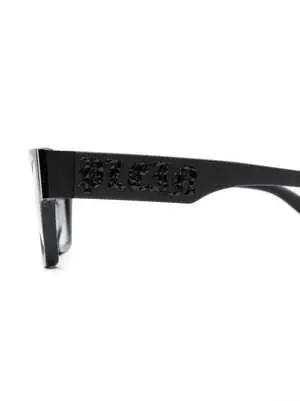 Philipp Plein Logo-plaque Square-frame Sunglasses