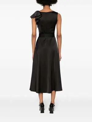 NISSA Belted Midi Dress