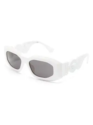 Versace Maxi Medusa Biggie Sunglasses - White