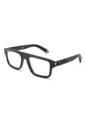 Philipp Plein Logo-plaque Square-frame Glasses