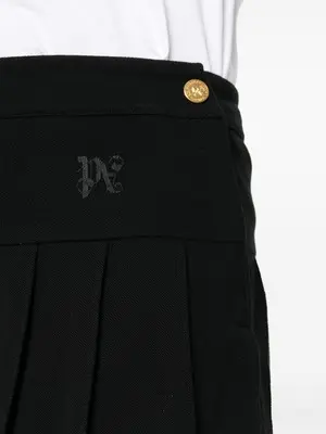 Palm Angels Monogram-embroidered Mini Skirt