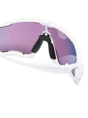 Oakley Jawbreaker Shield-frame Sunglasses - White