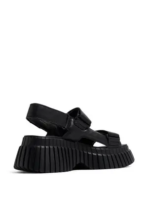 Camper Bcn Platform Sandals - Black