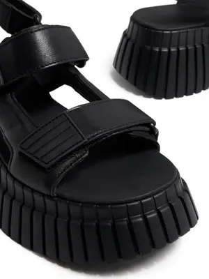 Camper Bcn Platform Sandals - Black
