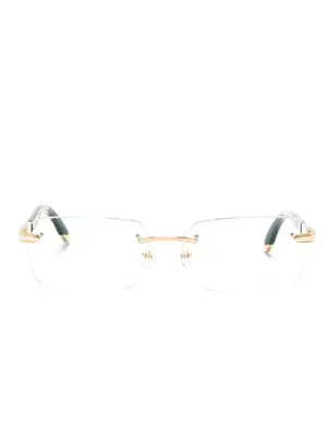 MAYBACH EYEWEAR Symphony I Rectangle-frame Glasses - Neutrals