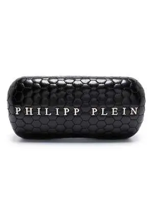 Philipp Plein Logo-plaque Square Sunglasses - Grey