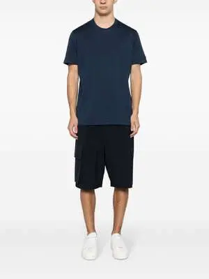 Paul & Shark Crew-neck Cotton T-shirt - Blue