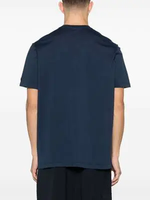 Paul & Shark Crew-neck Cotton T-shirt - Blue