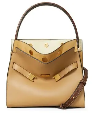 Tory Burch Small Lee Radziwill Tote - Brown
