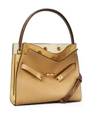 Tory Burch Small Lee Radziwill Tote - Brown