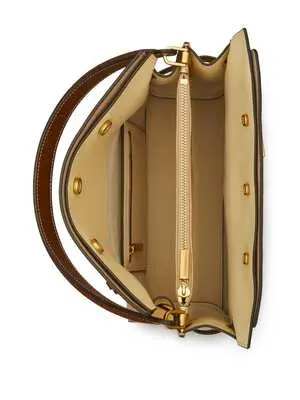 Tory Burch Small Lee Radziwill Tote - Brown