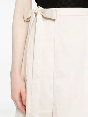 JOSEPH Alix Cotton Skirt - Neutrals