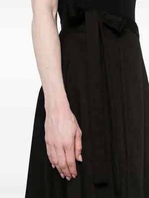 JOSEPH Alix Cotton Skirt - Black