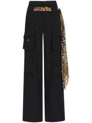 Roberto Cavalli Belted Cargo Trousers