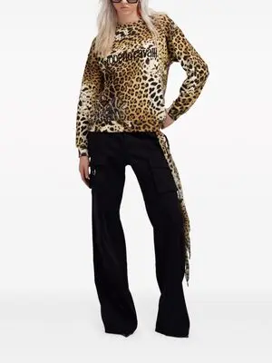 Roberto Cavalli Belted Cargo Trousers