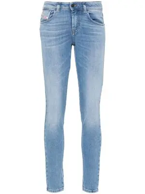 DIESEL® Slandy Mid-rise Jeans - Blue