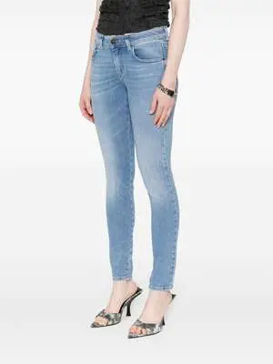 DIESEL® Slandy Mid-rise Jeans - Blue
