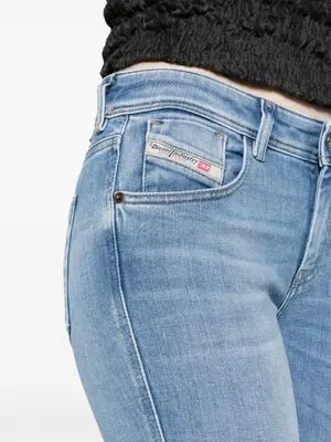 DIESEL® Slandy Mid-rise Jeans - Blue