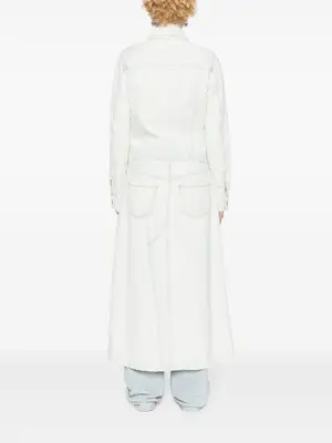 MAISON MARGIELA Single-stitch Denim Maxi Coat