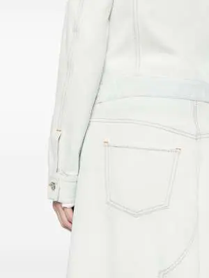 MAISON MARGIELA Single-stitch Denim Maxi Coat