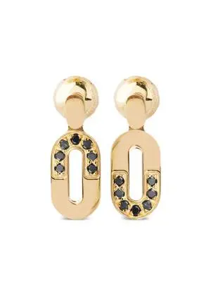 OFFICINA BERNARDI 18kt Yellow Diamond Drop Earrings - Gold